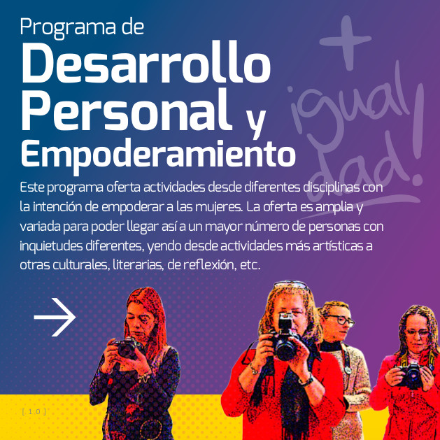 Programa de Desarrollo Personal y Empoderamiento. - Más Igualdad ...